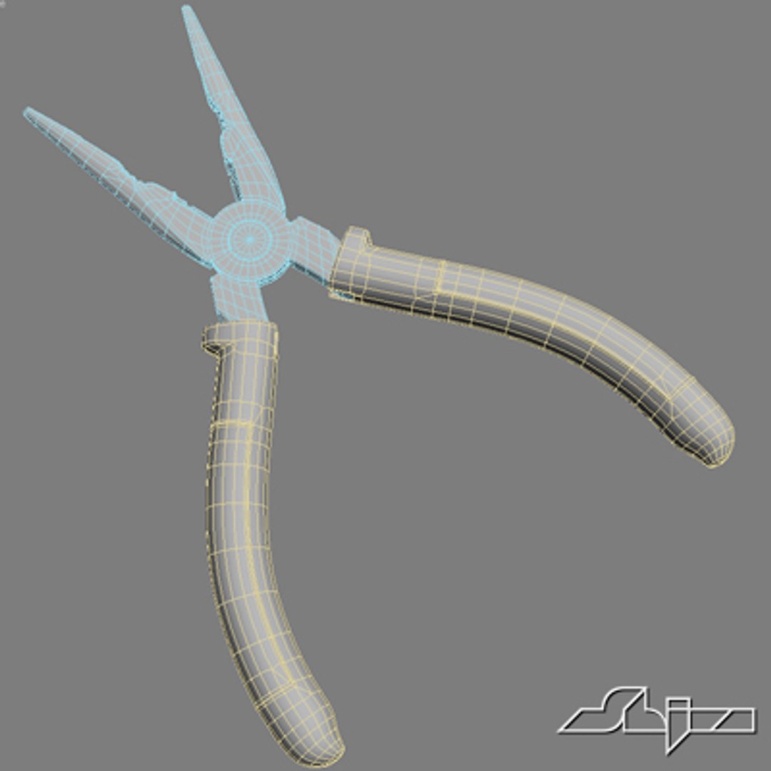 3d pliers model