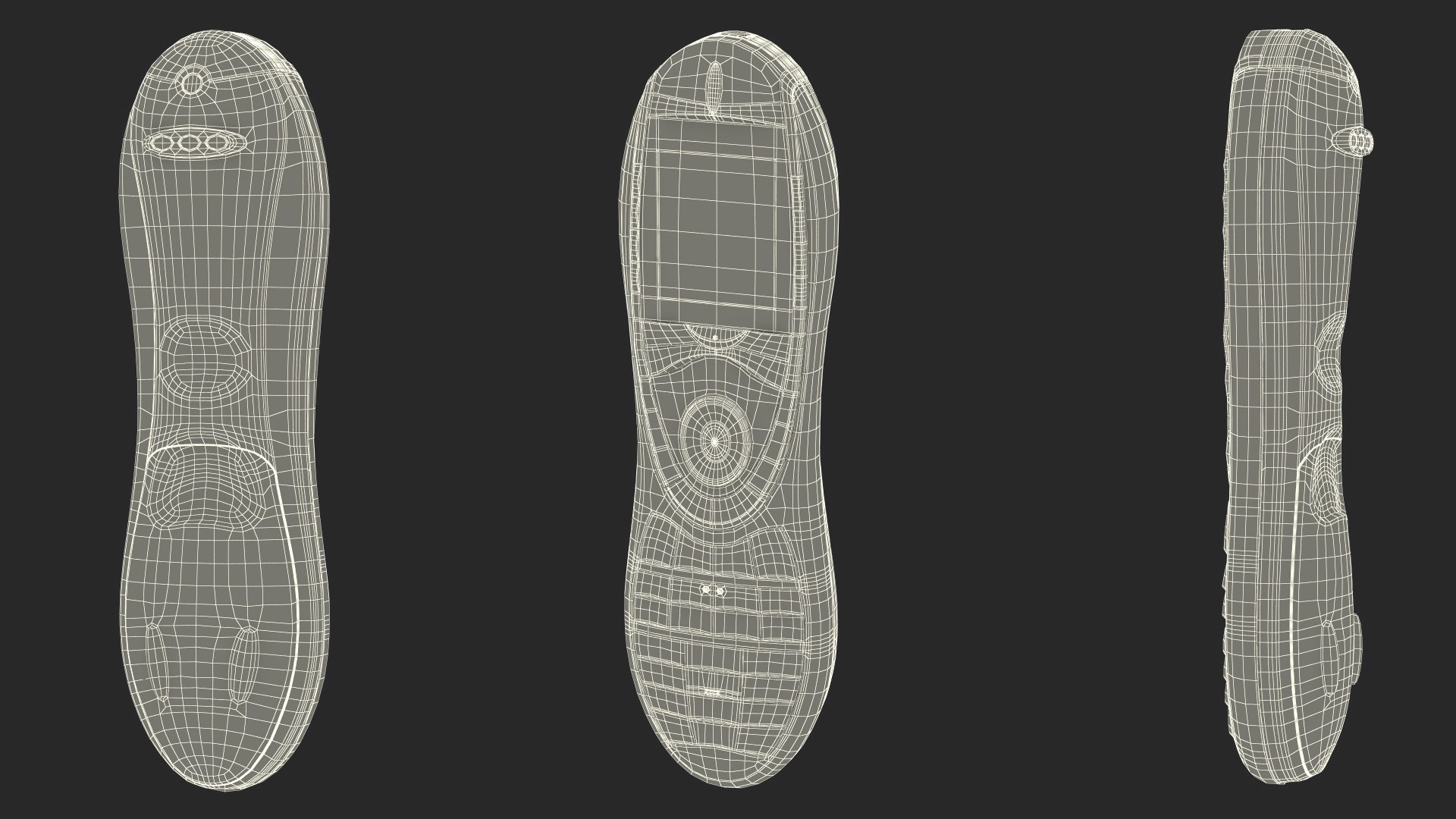 Universal Remote Control Logitech Harmony 880 Blue 3D Model ...