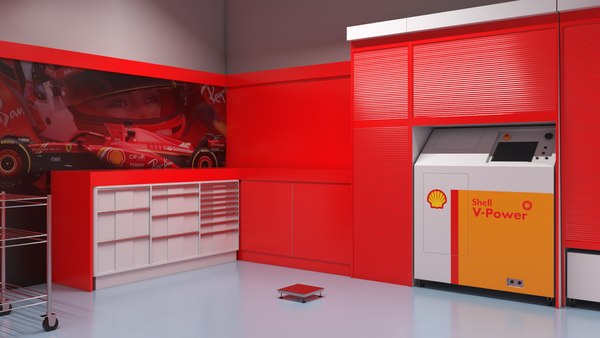 modelo 3d Garaje de Fórmula 1 manipulado - TurboSquid 2310364