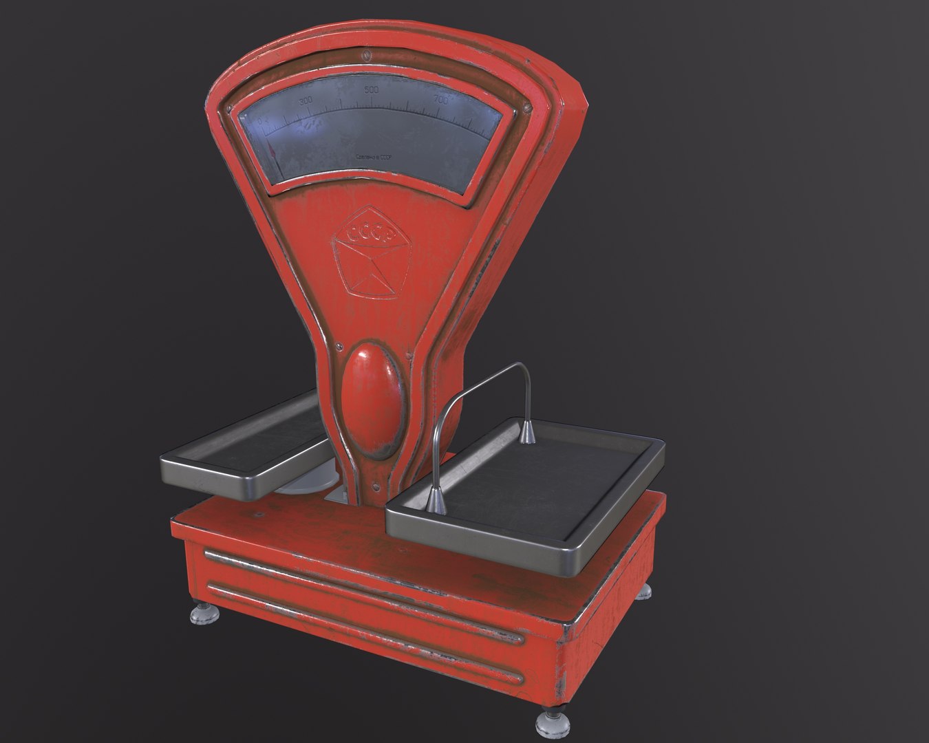 3D Soviet Market Treasures of Vintage Soviet Market Scales - TurboSquid ...