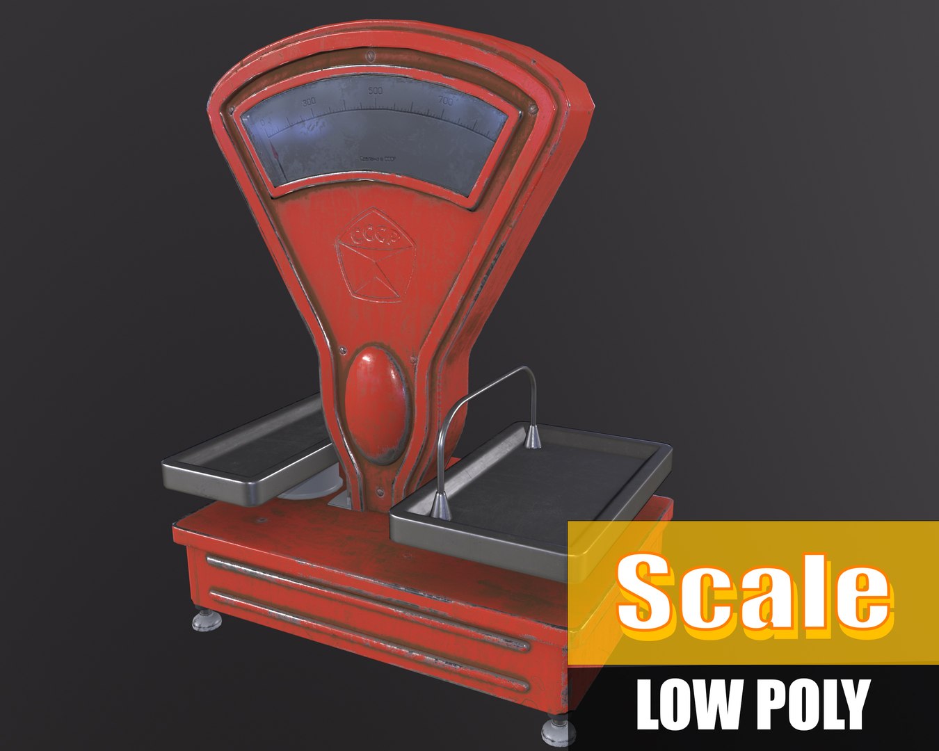 3D Soviet Market Treasures of Vintage Soviet Market Scales - TurboSquid ...