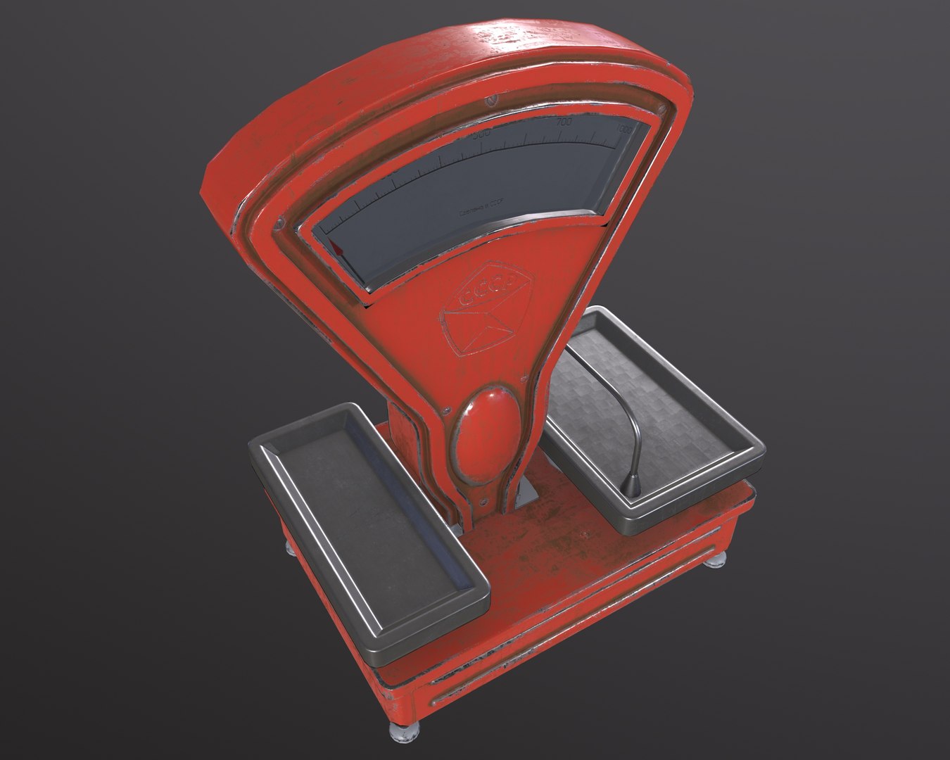 3D Soviet Market Treasures of Vintage Soviet Market Scales - TurboSquid ...