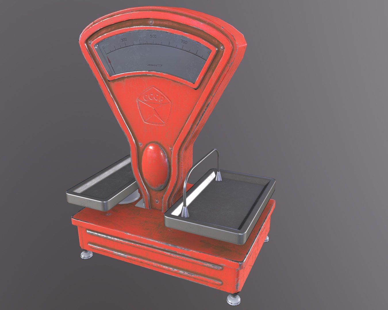 3D Soviet Market Treasures of Vintage Soviet Market Scales - TurboSquid ...