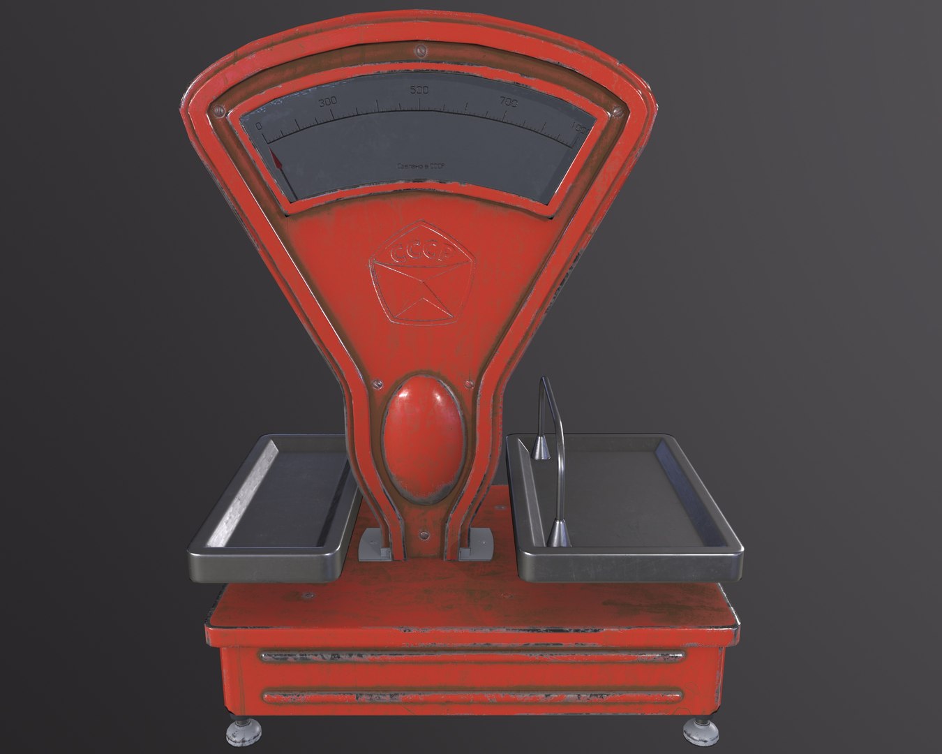 3D Soviet Market Treasures of Vintage Soviet Market Scales - TurboSquid ...