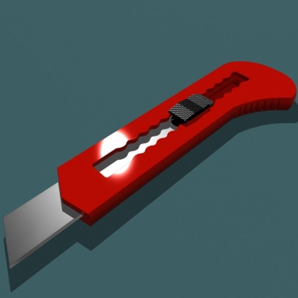 box cutter 3d model