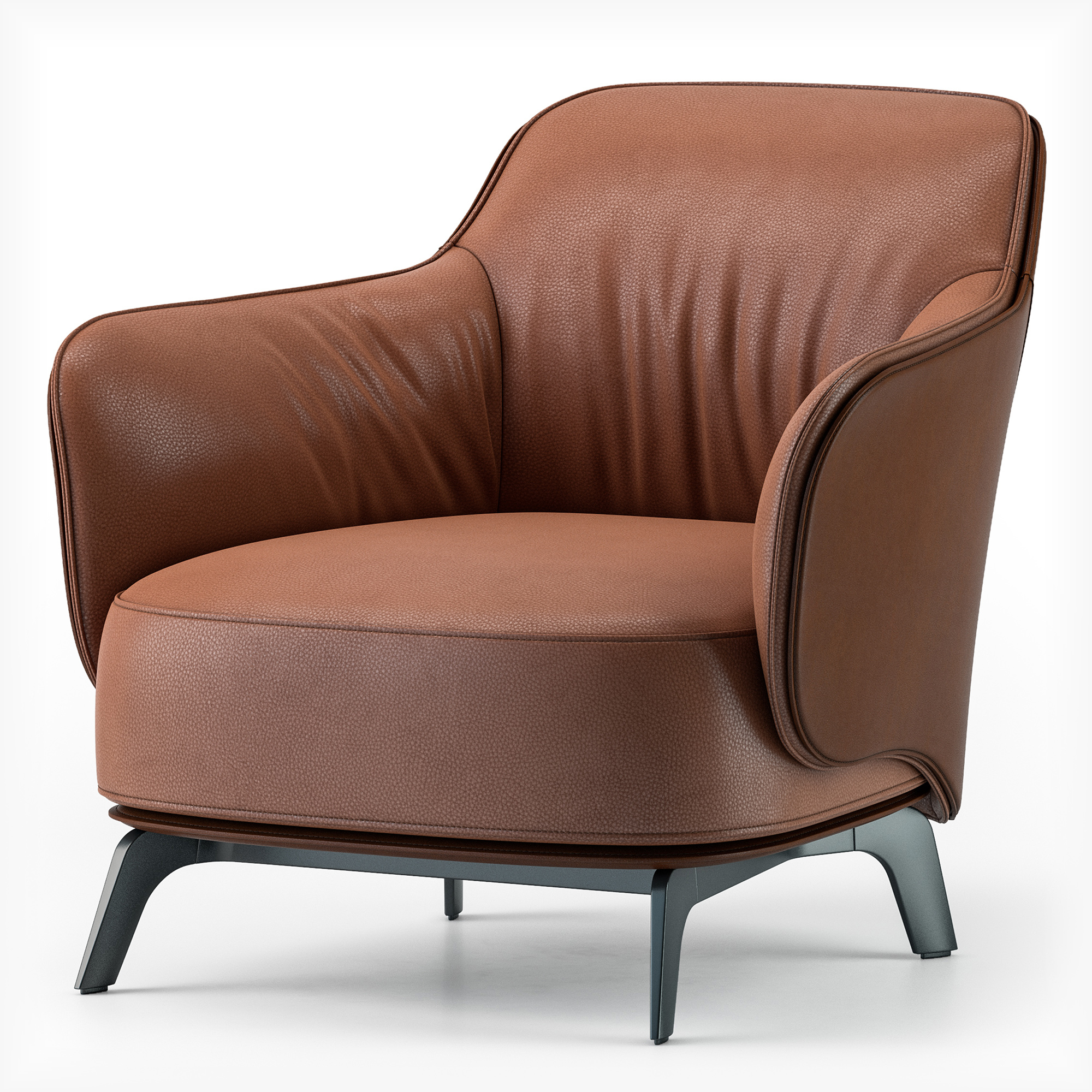 modelo 3d Poliform Kaori armchair - TurboSquid 1950122