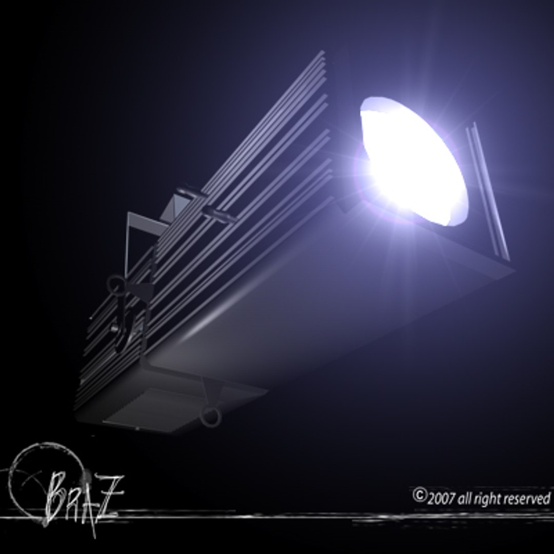stage light - profile 3ds