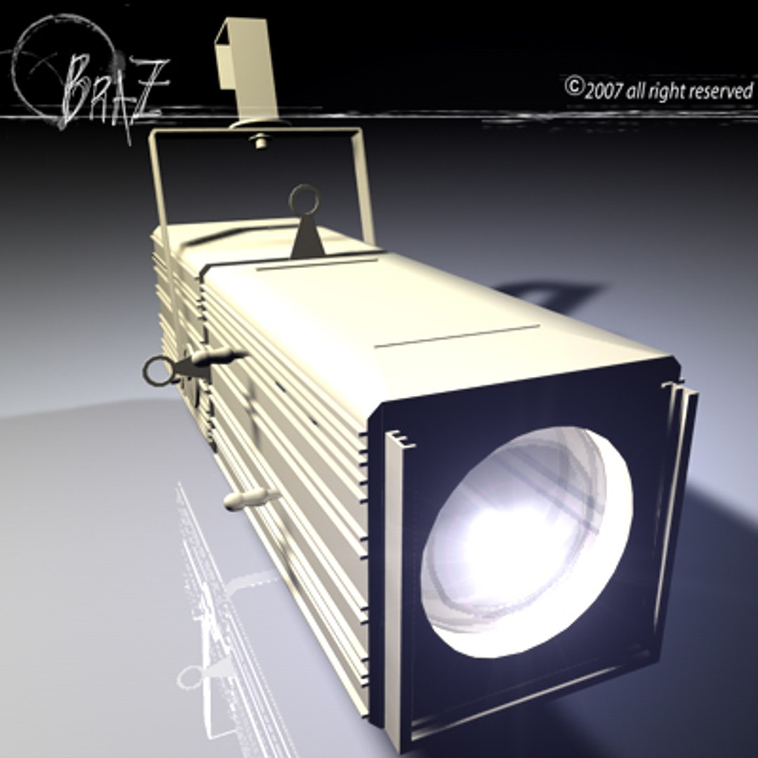 stage light - profile 3ds