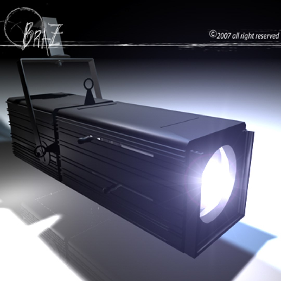 stage light - profile 3ds