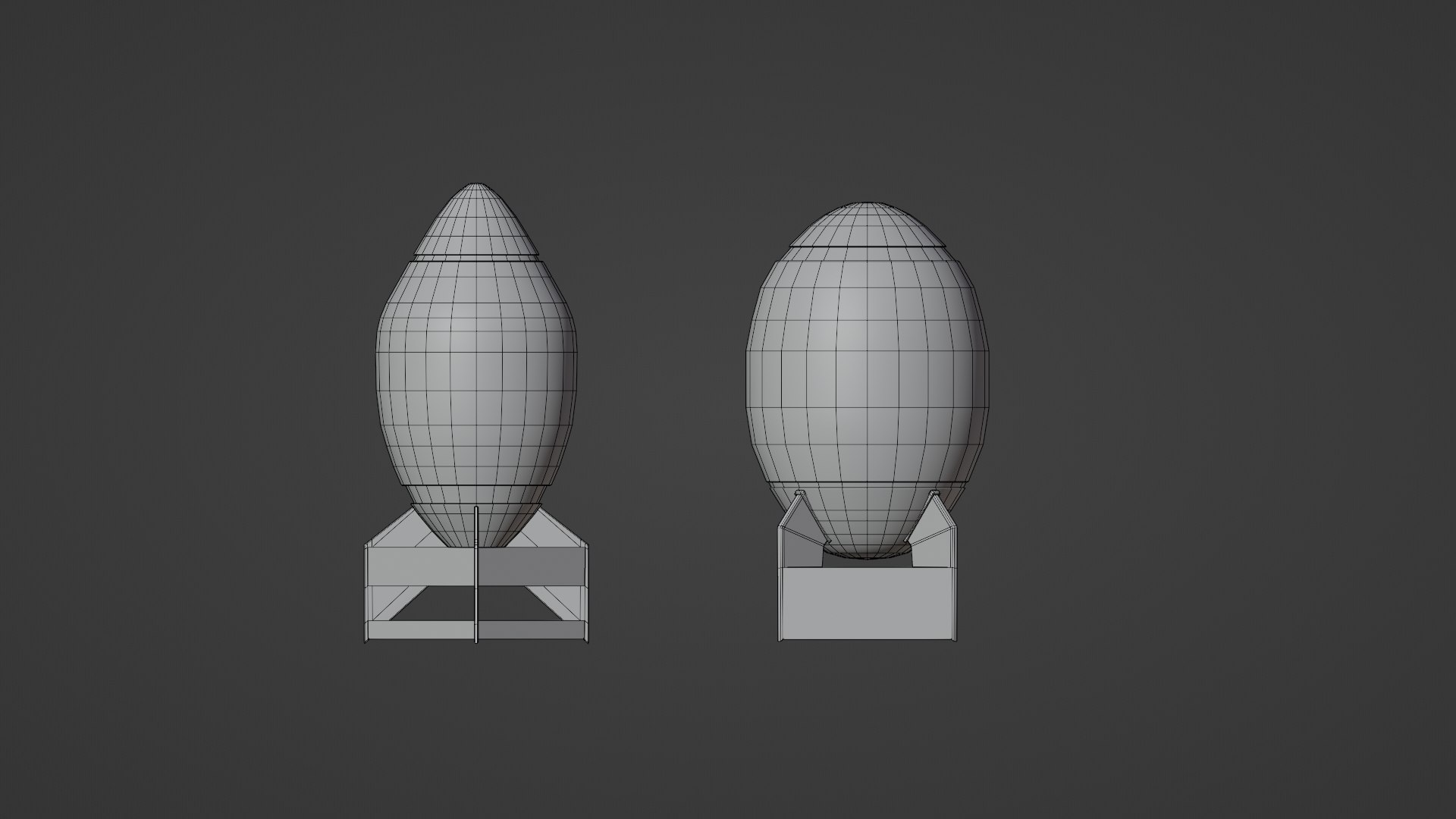 3D Model Low-Poly Bombs - TurboSquid 2052327