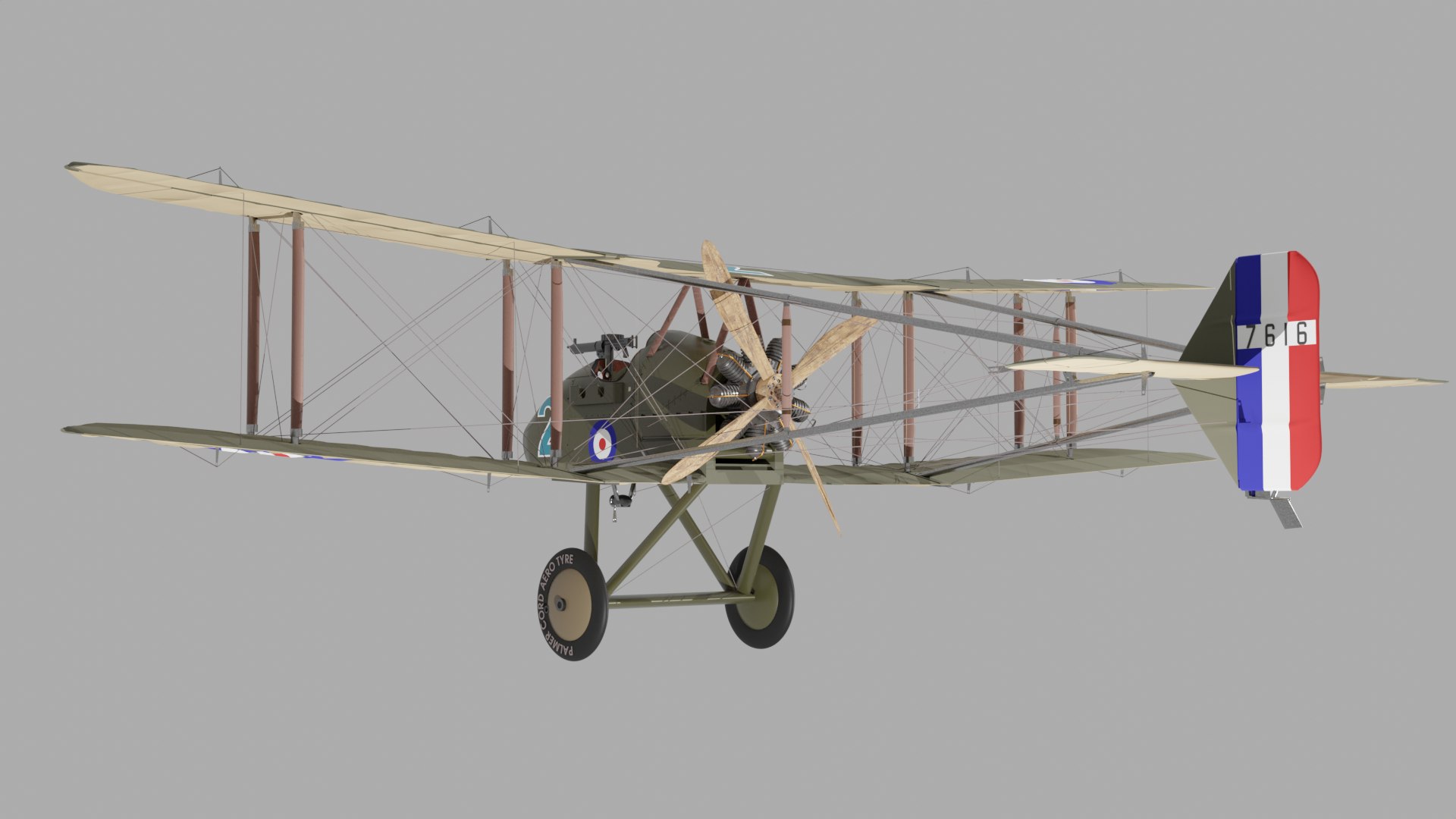 3D Royal Aircraft Factory FE8 - TurboSquid 2072446