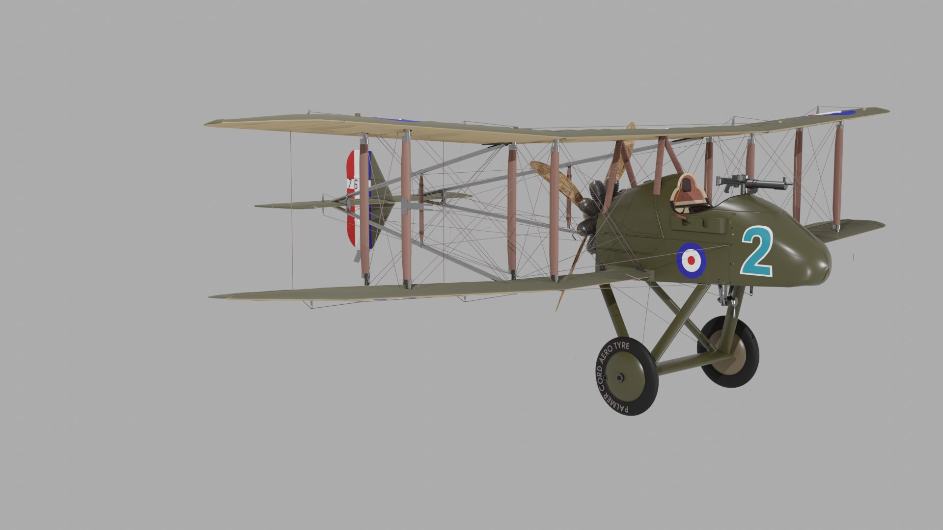 3D Royal Aircraft Factory FE8 - TurboSquid 2072446