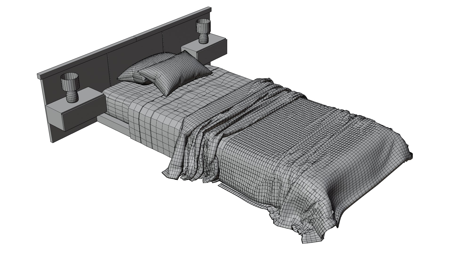Single Hotel Bed 3D Model 3D - TurboSquid 2167364