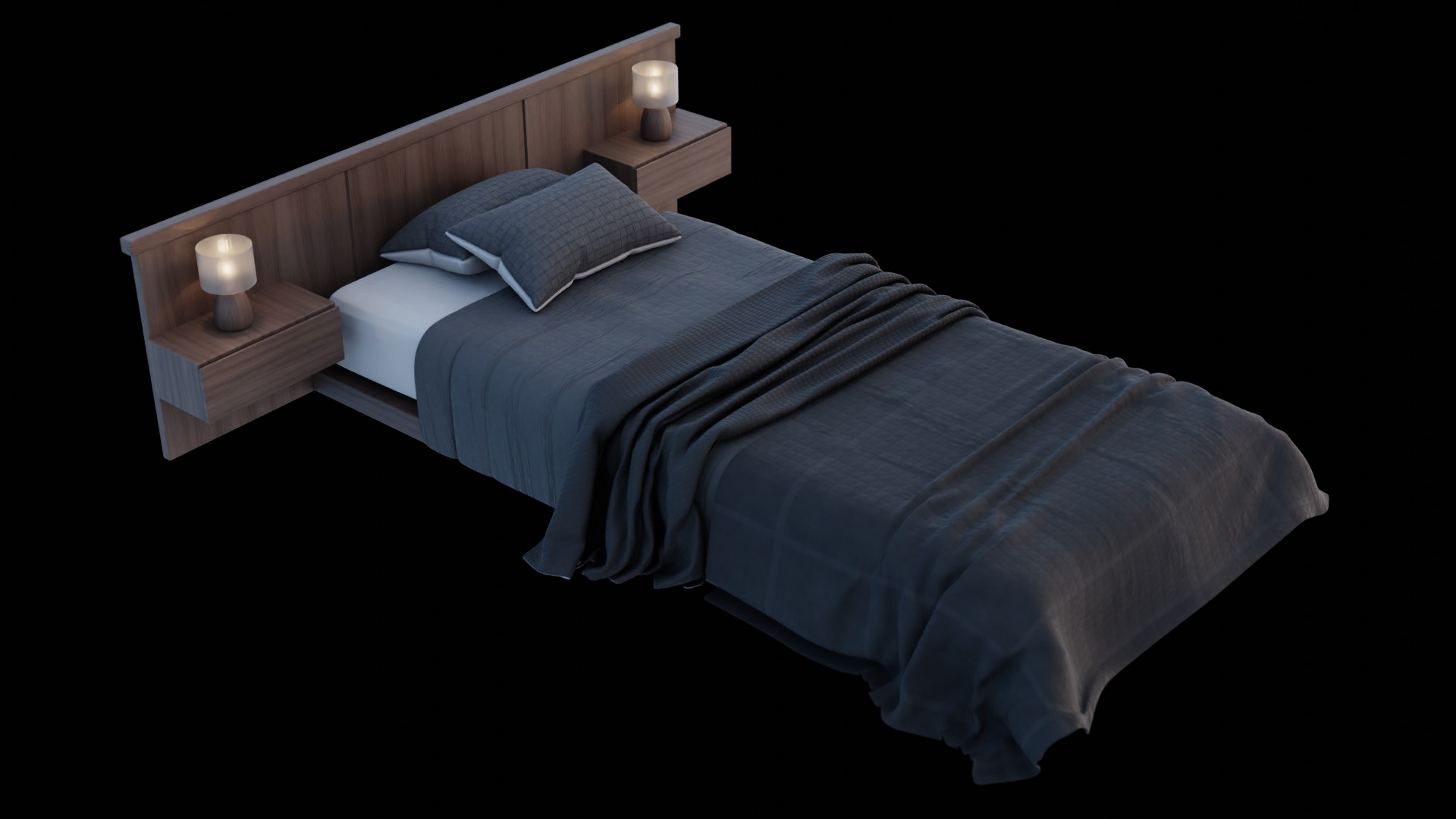 Single Hotel Bed 3D Model 3D - TurboSquid 2167364