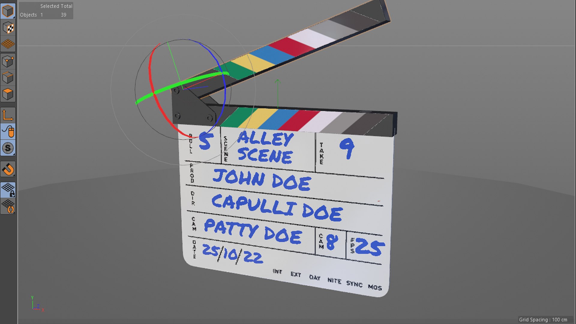 Clapper Board 3D - TurboSquid 1949160