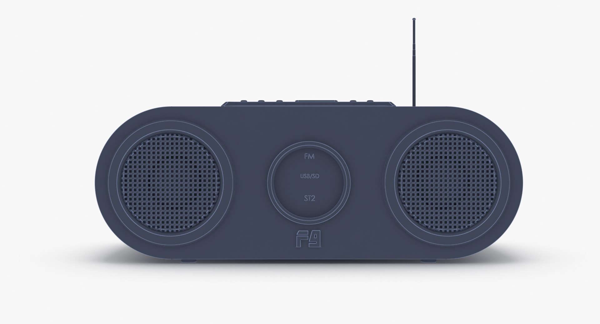 Modern Radio 3d Model