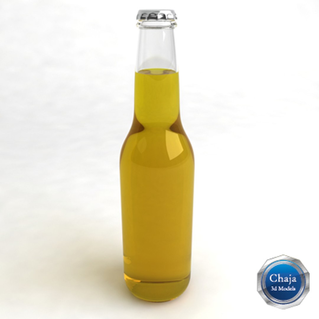 beer bottle 3d dxf