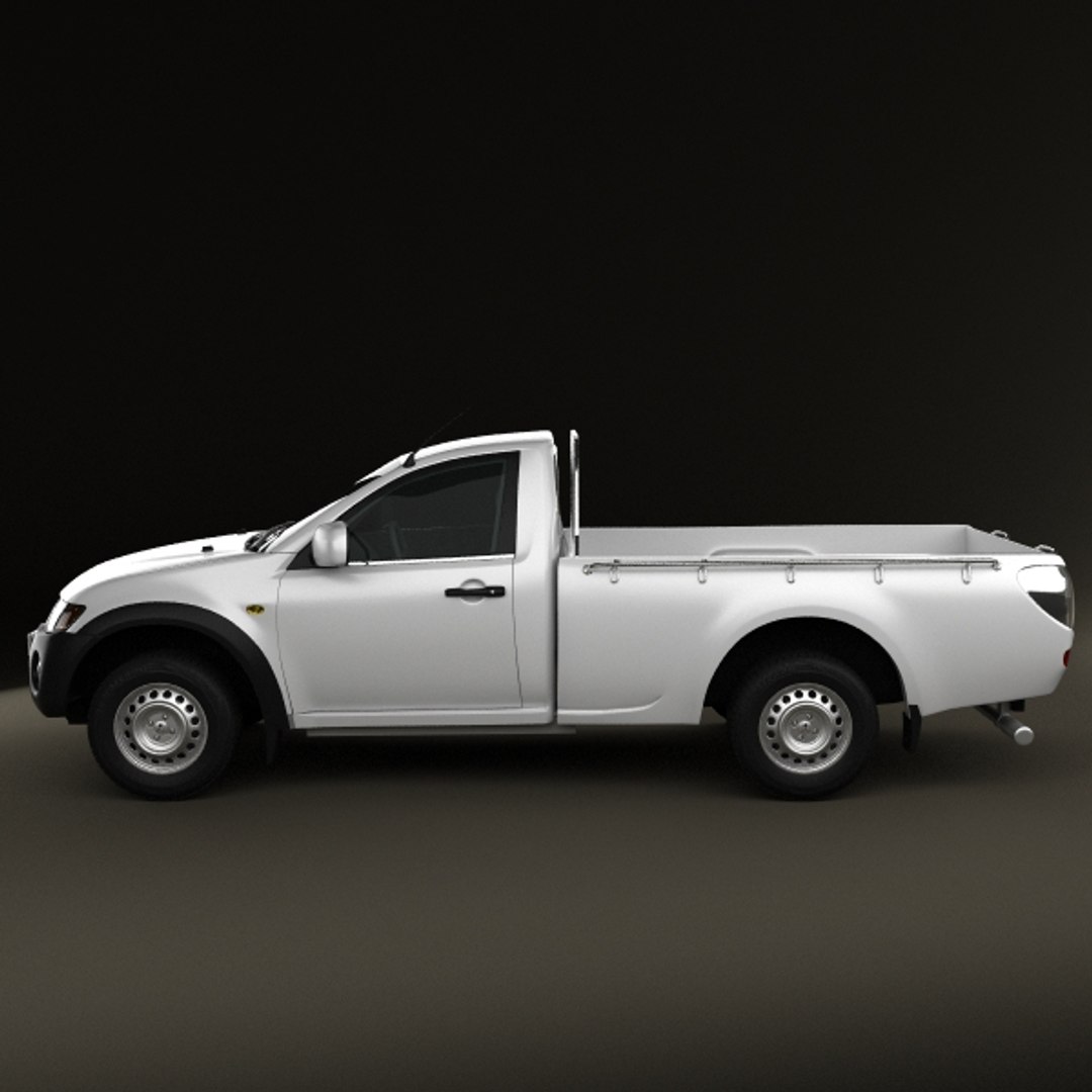 3d model mitsubishi l200 triton singlecab