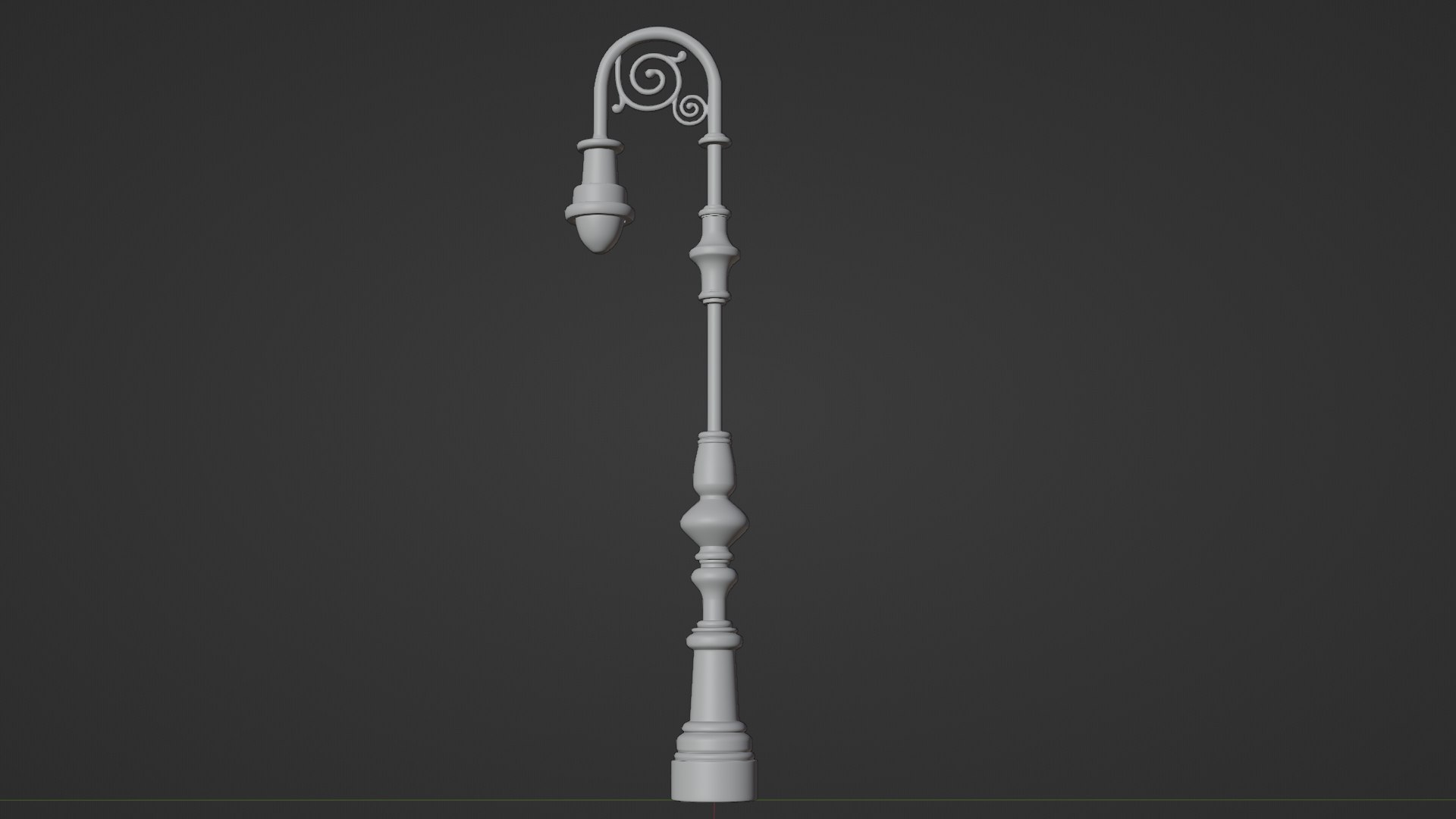 Street Lamp Hight Quality Model - TurboSquid 1978619