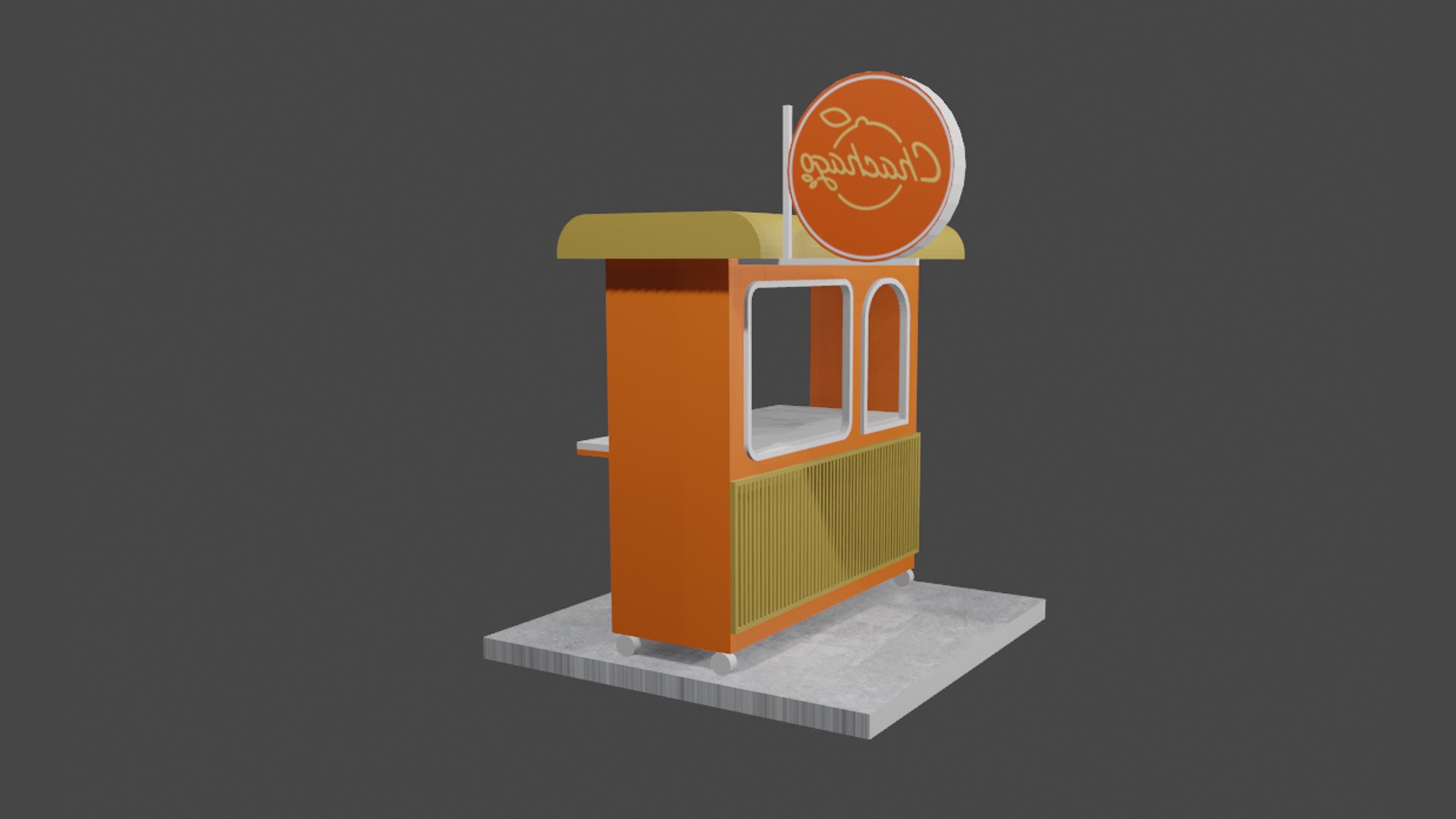 3D Food Cart C - TurboSquid 2049018