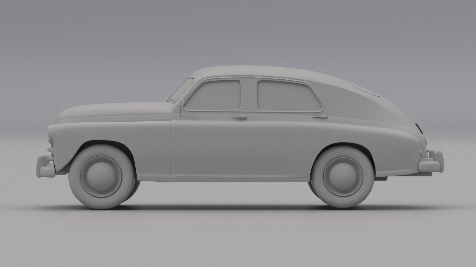 The GAZ-M20 Pobeda 3D Model - TurboSquid 1866269
