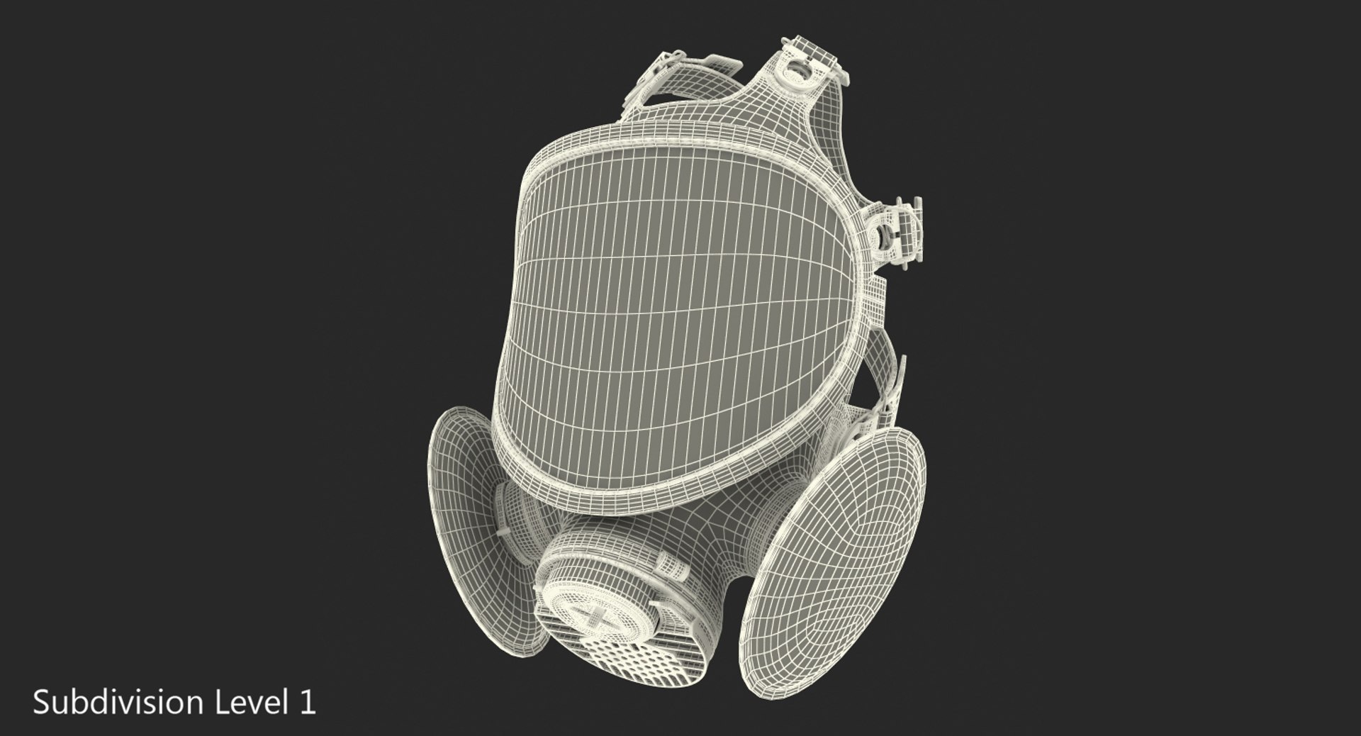 3D model face respirator gas mask - TurboSquid 1389453