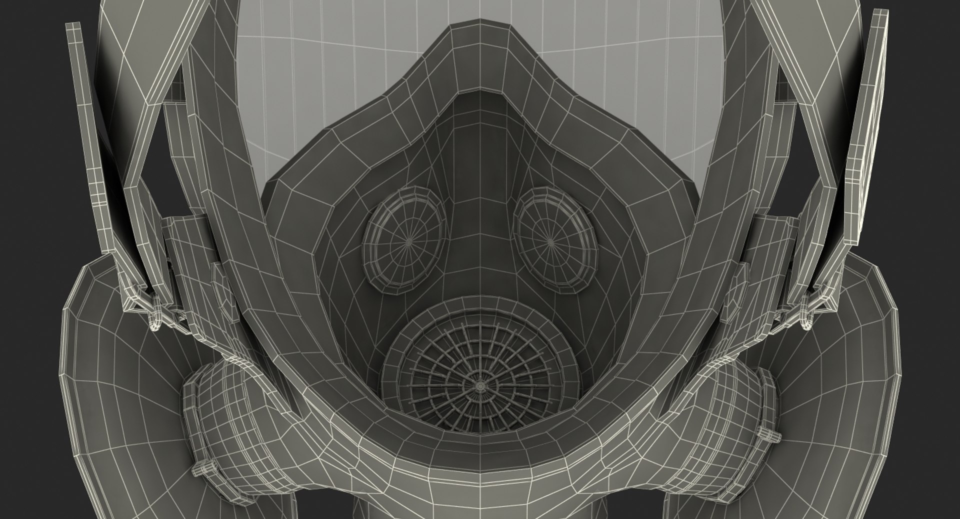 3D model face respirator gas mask - TurboSquid 1389453