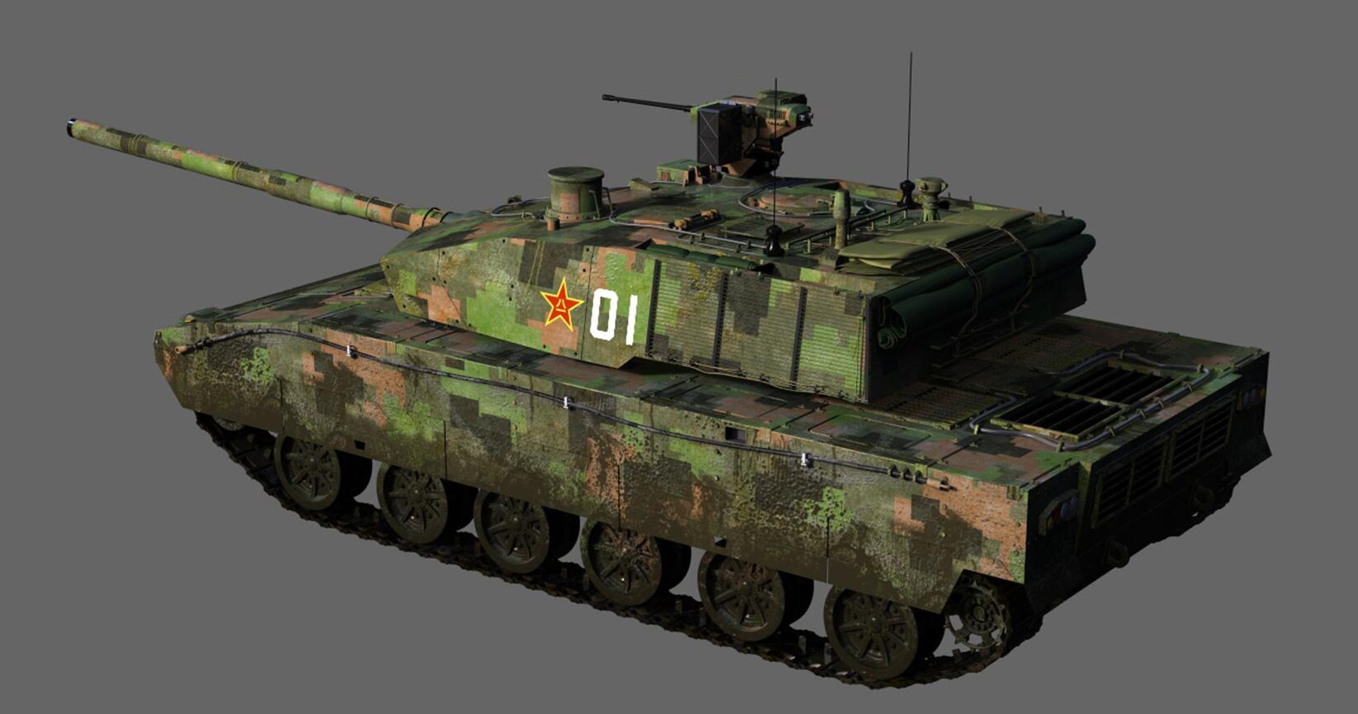 Tank Pla Main 3D Model - TurboSquid 1587602