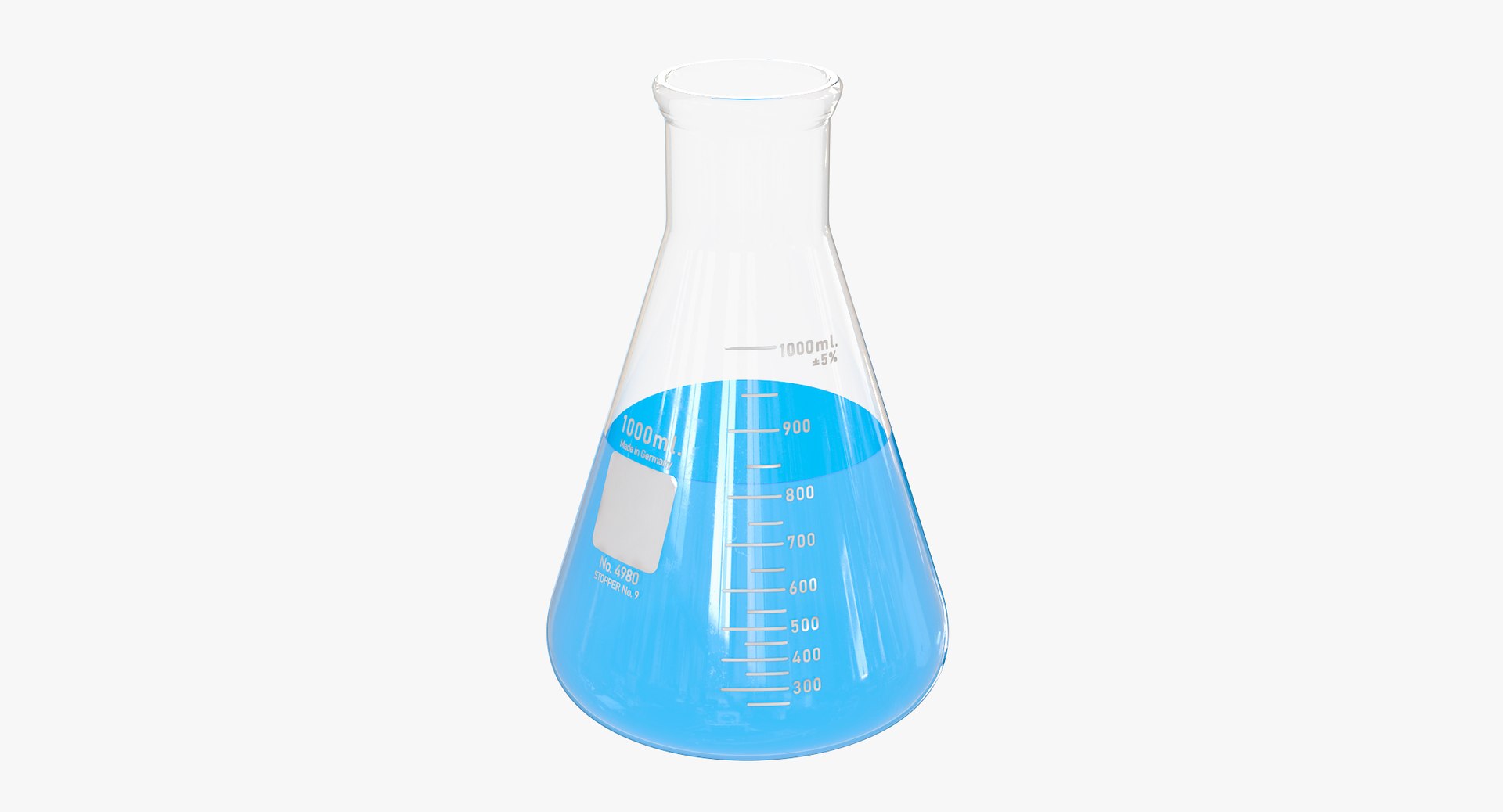 3D Erlenmeyer Flask - TurboSquid 1682035