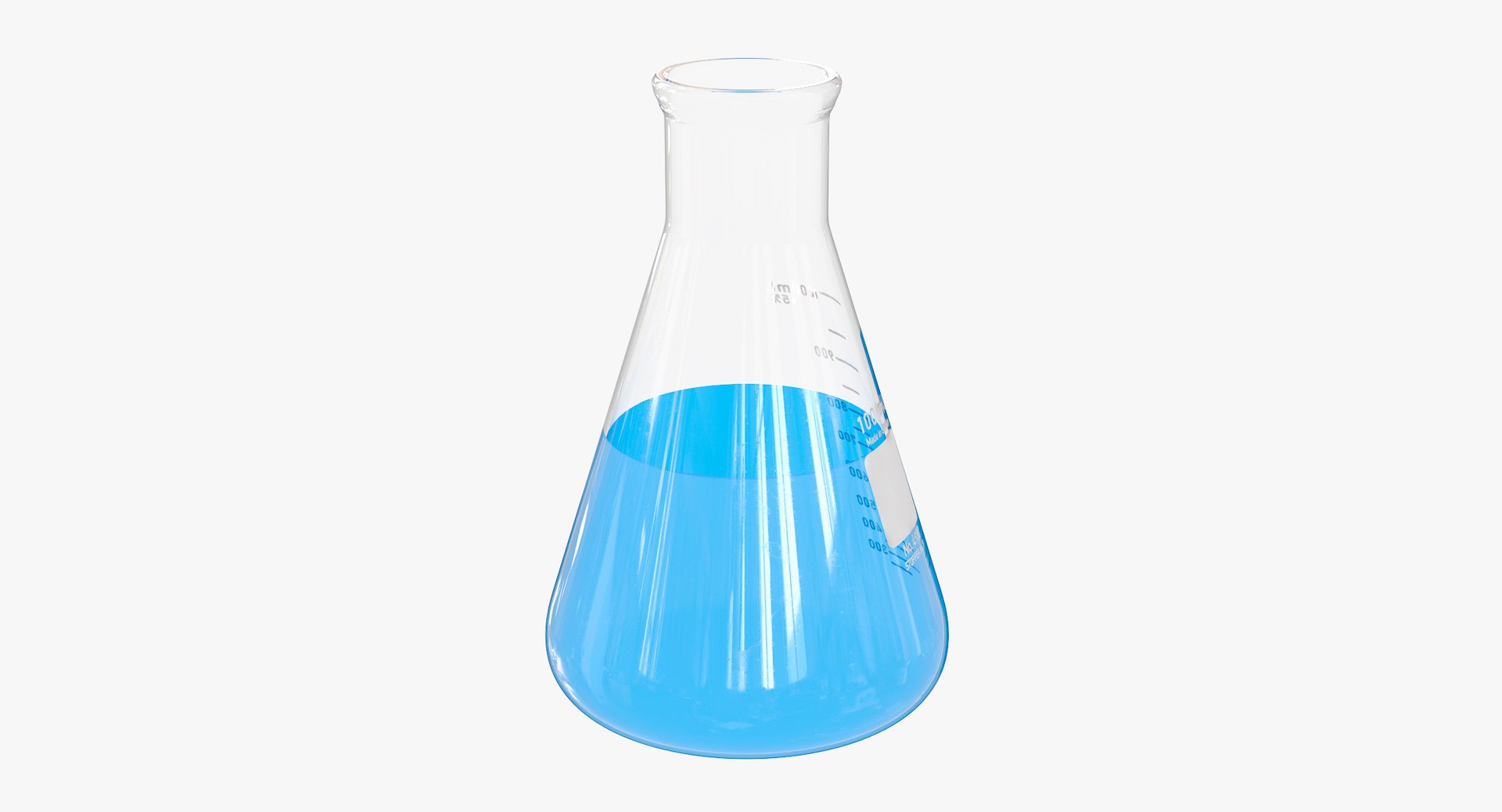 3D Erlenmeyer Flask - TurboSquid 1682035