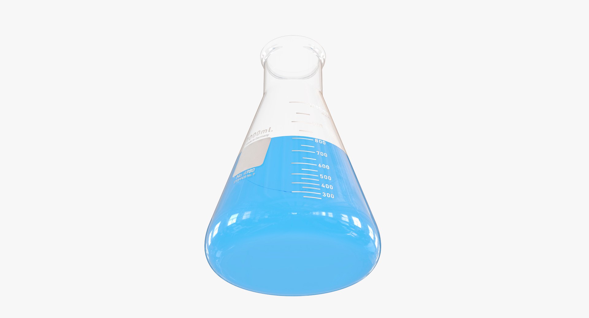 3D Erlenmeyer Flask - TurboSquid 1682035