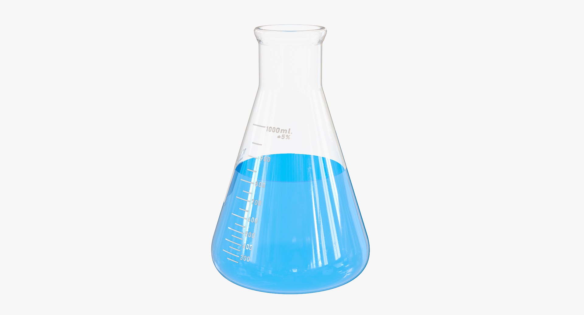 3D Erlenmeyer Flask - TurboSquid 1682035