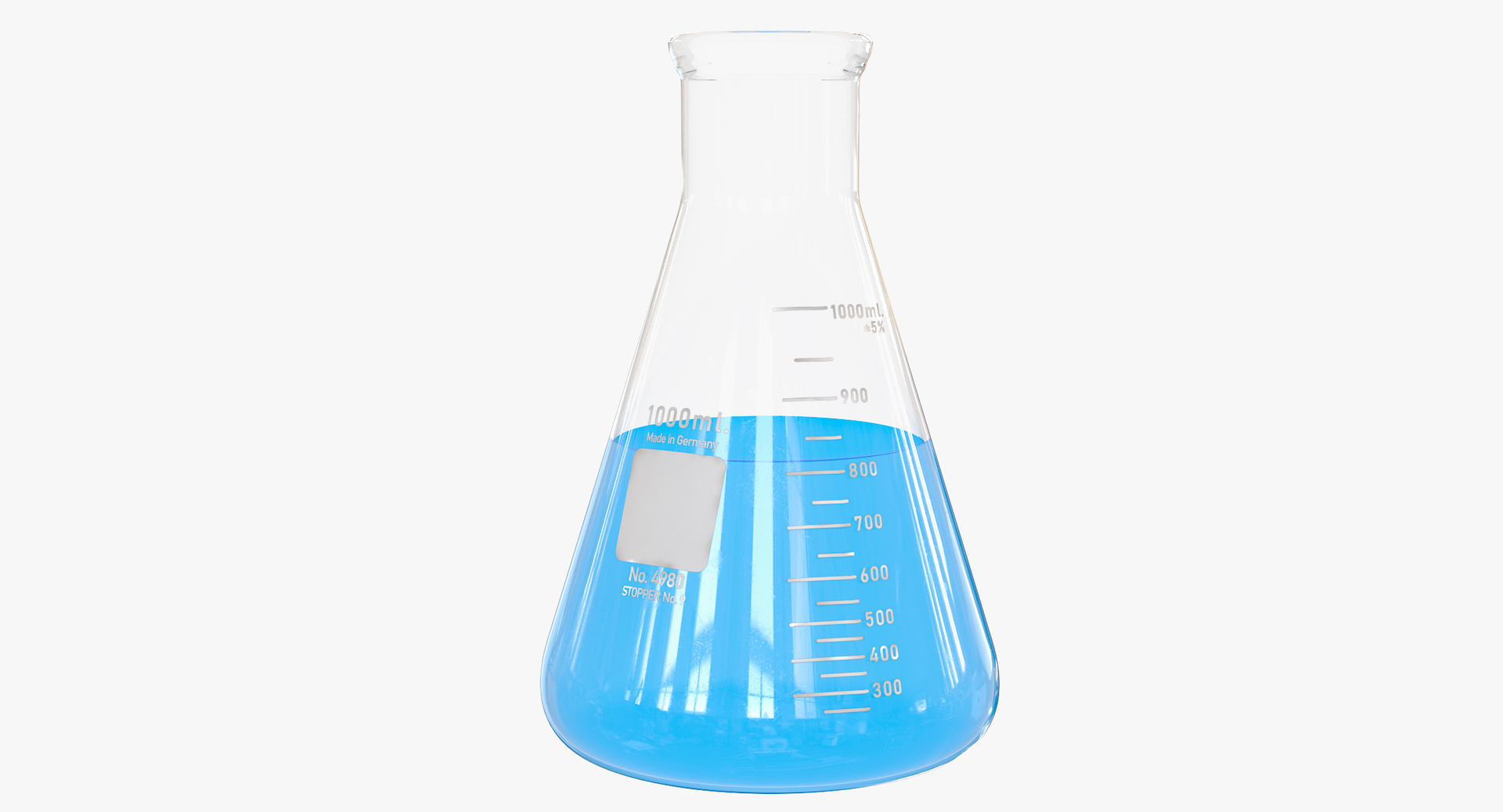 3D Erlenmeyer Flask - TurboSquid 1682035
