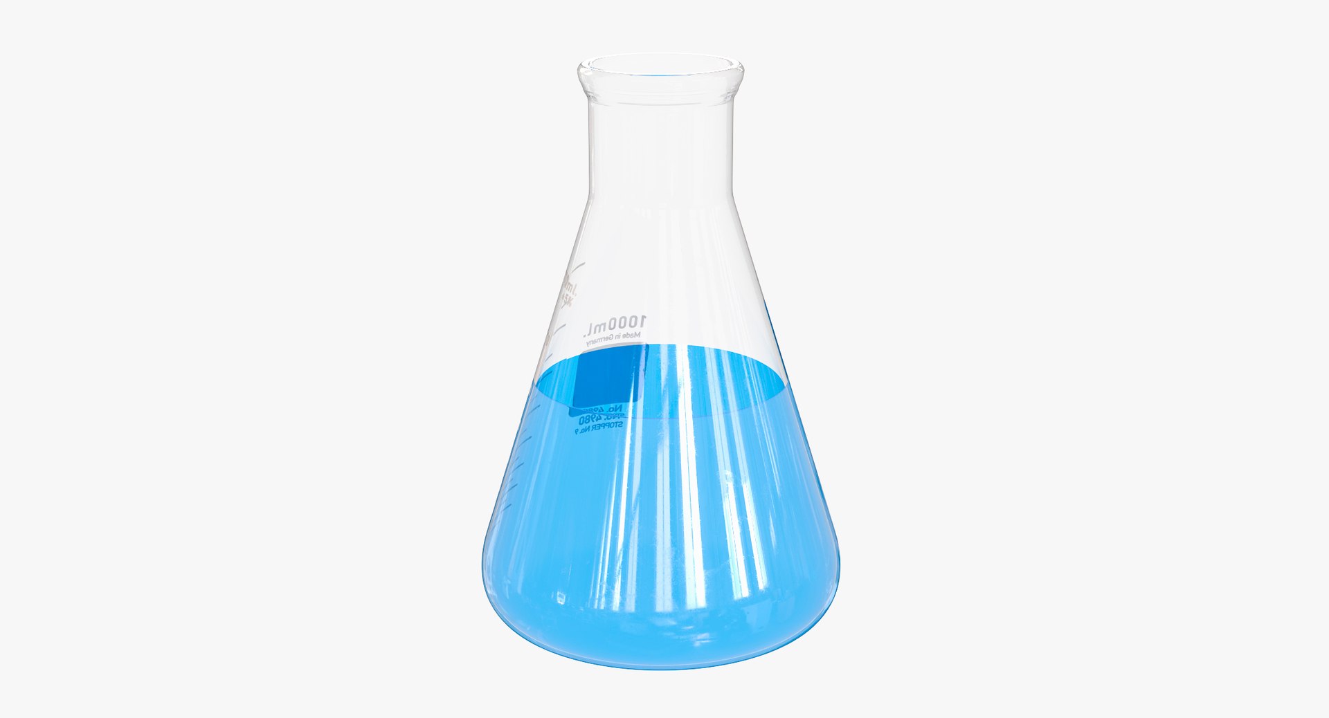 3D Erlenmeyer Flask - TurboSquid 1682035