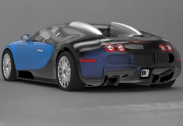 3d bugatti veyron