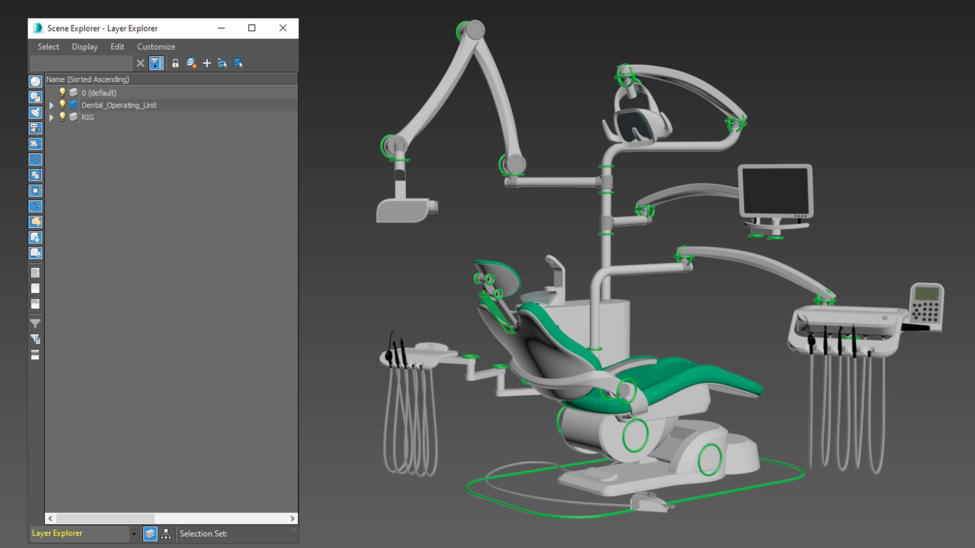 Dental Operating Unit 3D - TurboSquid 2296933
