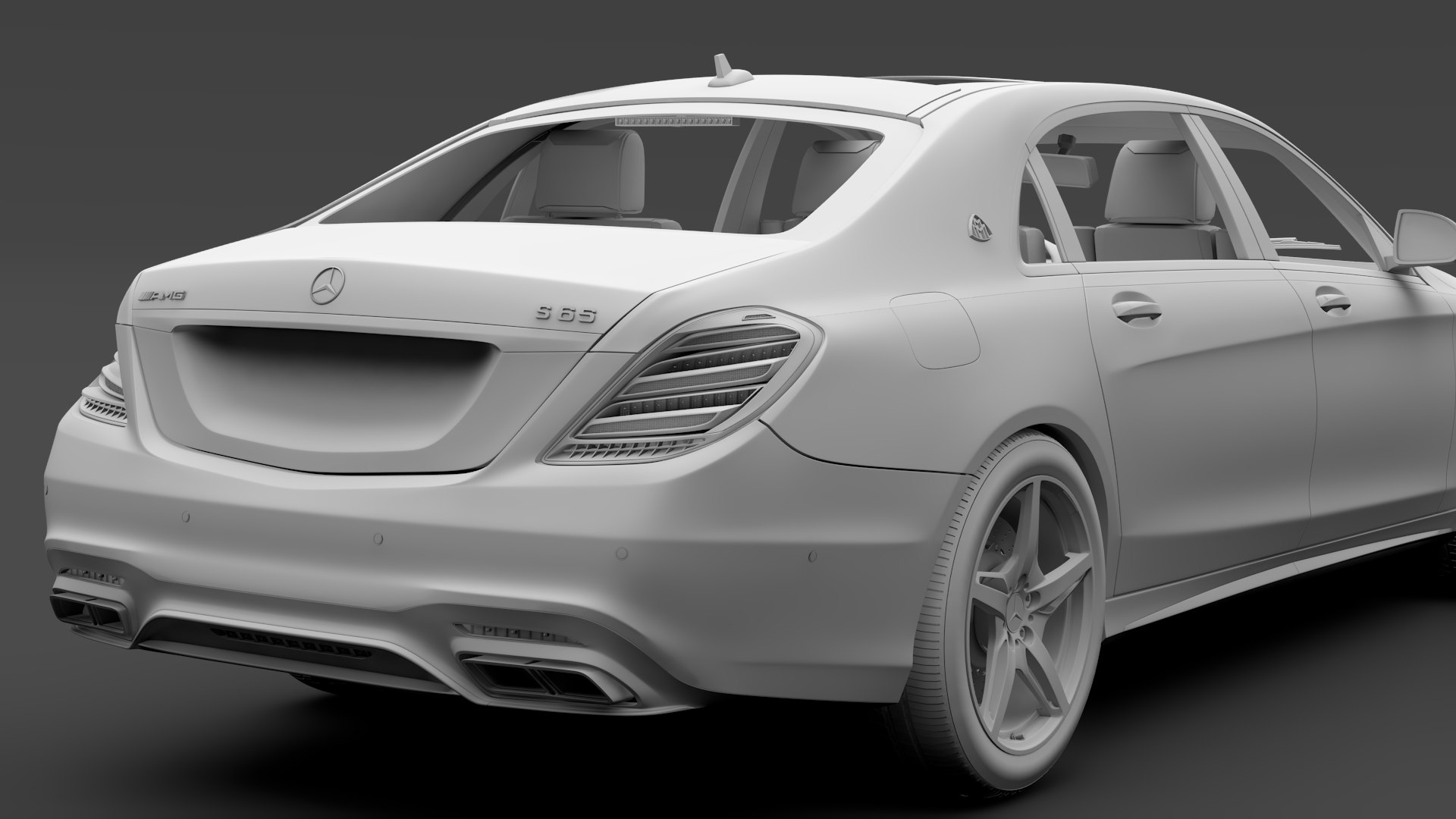3D Mercedes Amg Maybach S - TurboSquid 1305696