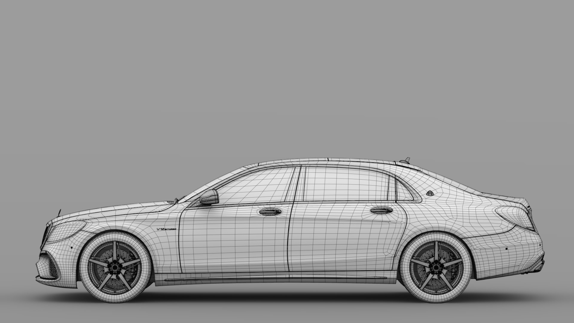 3D Mercedes Amg Maybach S - TurboSquid 1305696