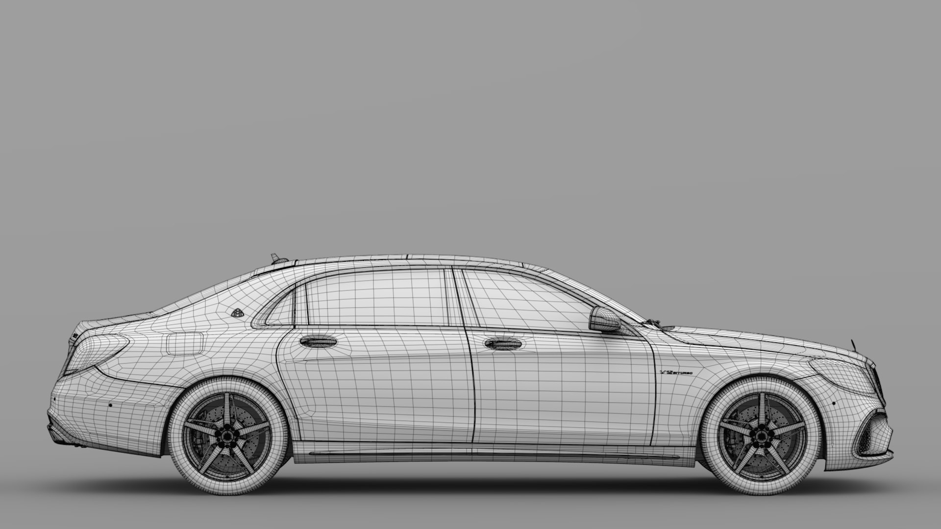 3D Mercedes Amg Maybach S - TurboSquid 1305696