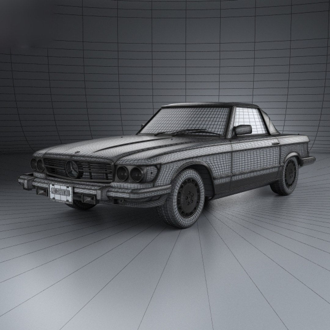 Mercedes-benz Sl-class Sl Model - TurboSquid 1301271