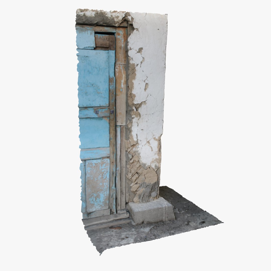 3D Old Wall Corner - TurboSquid 1427380