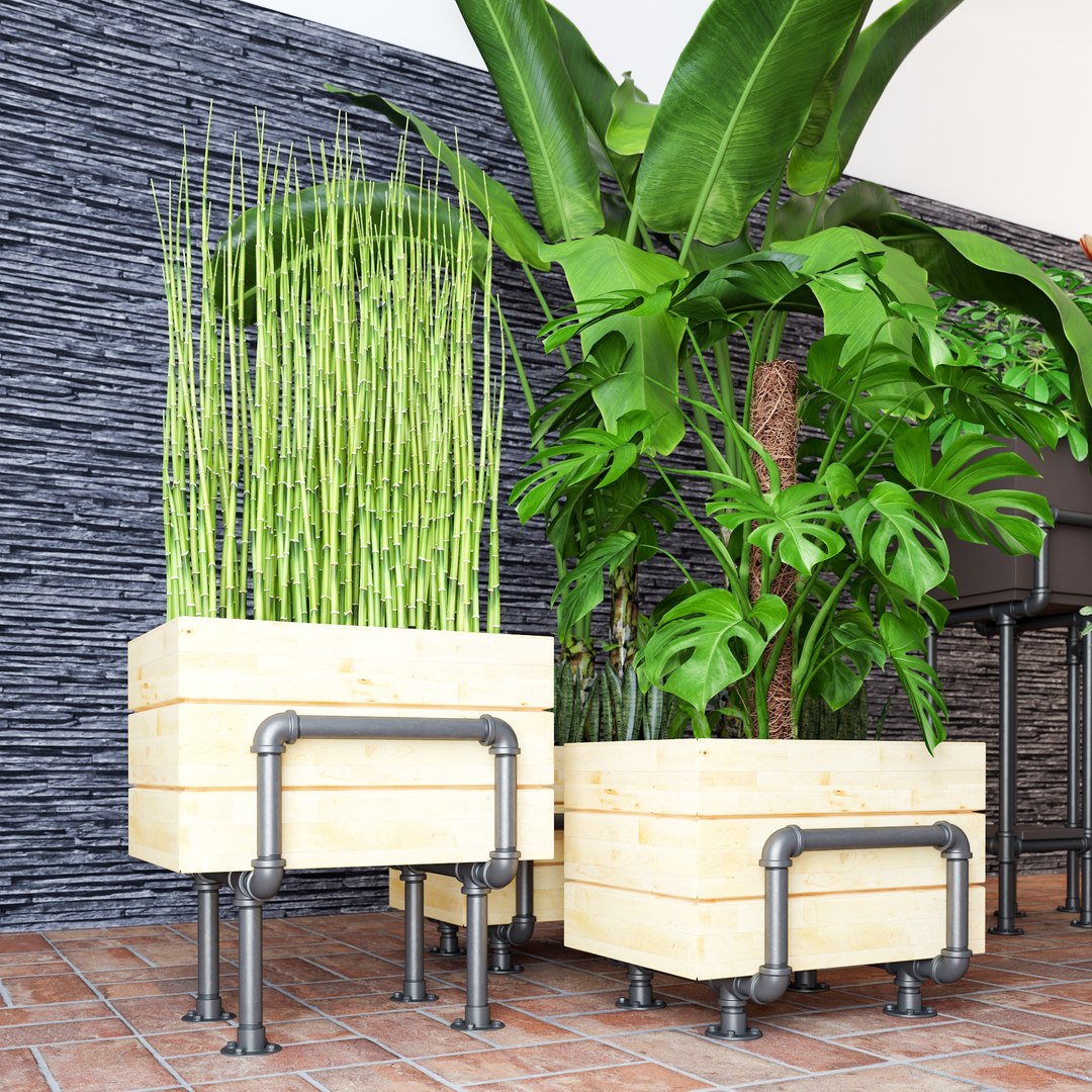 Planter Box PB1 3D model - TurboSquid 1759815