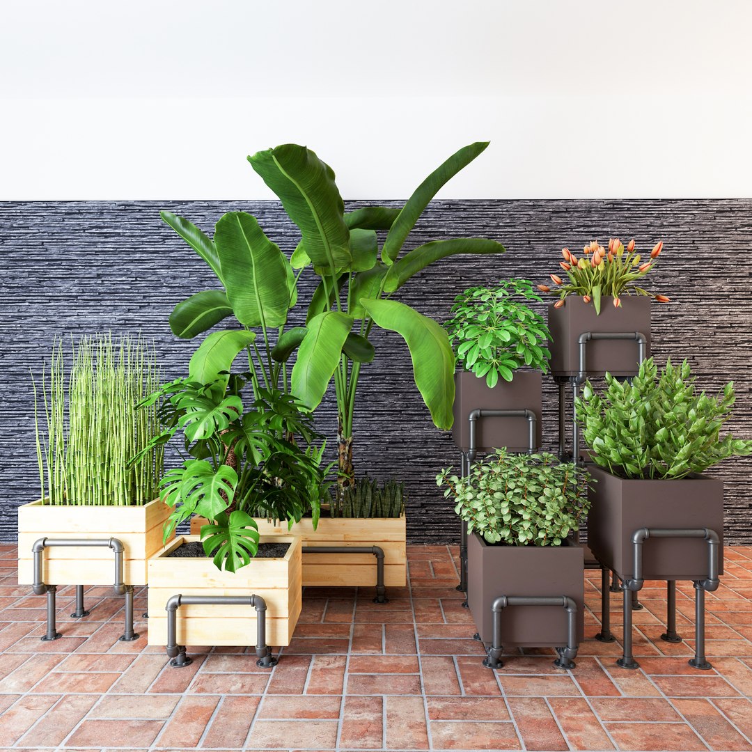 Planter Box PB1 3D model - TurboSquid 1759815
