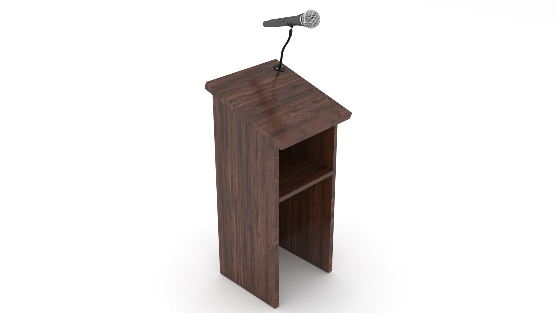 3D Podium Microphone - TurboSquid 1600895