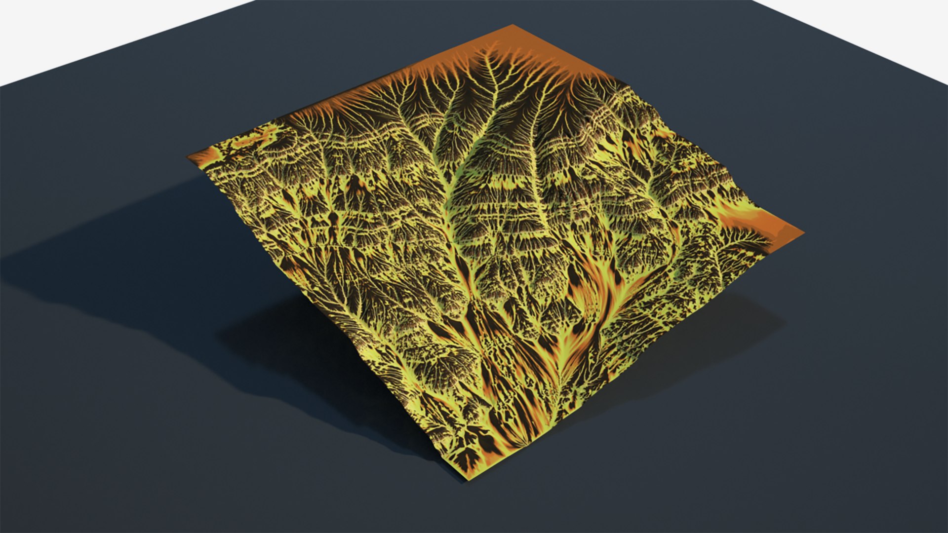 3D Cartoon mountain terrain - TurboSquid 2167994