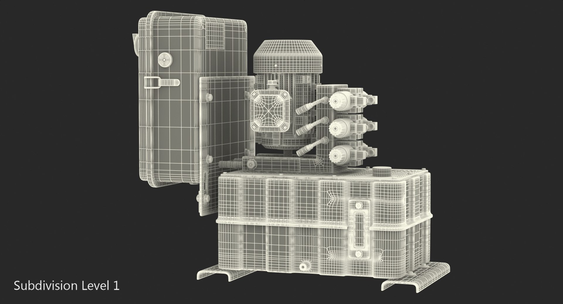 Workshop oil tank motor 3D model - TurboSquid 1424516