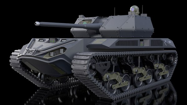 3D Ripsaw M5 Electric Tank - TurboSquid 1786829