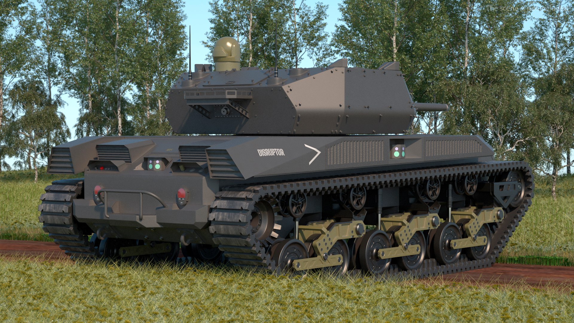 3D Ripsaw M5 Electric Tank - TurboSquid 1786829