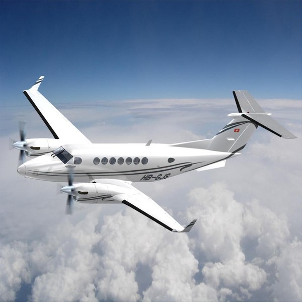 Beechcraft 슈퍼 킹 에어 B350 Breitling 3D 모델 - TurboSquid 506477
