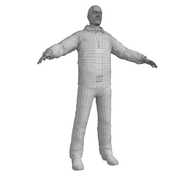 3d model fbi agent rigging